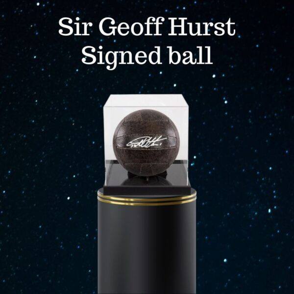 Signed Sir Geoff Hurst Football (Authenticated) - Collectible Competitions